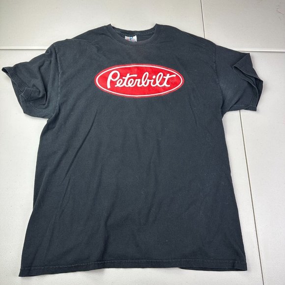Peterbilt | Shirts | Vintage Pb Trucks Peterbilt Logo Print Black ...